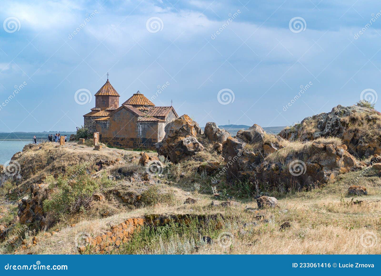 Hayravank Monastery an Amazing Place at Sevan Lake Stock Photo - Image ...