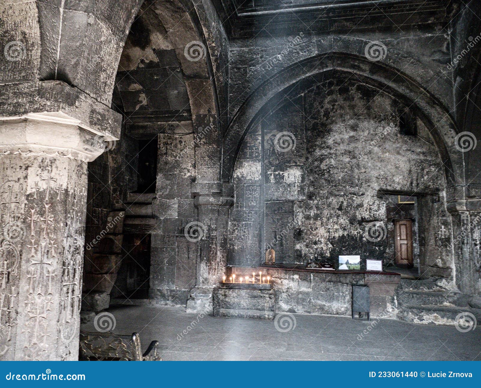 Hayravank Monastery an Amazing Place at Sevan Lake Stock Photo - Image ...