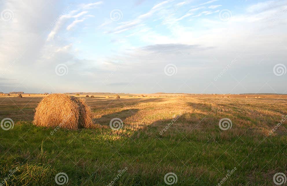 Hayrick en Rusia imagen de archivo. Imagen de abatido - 1392697