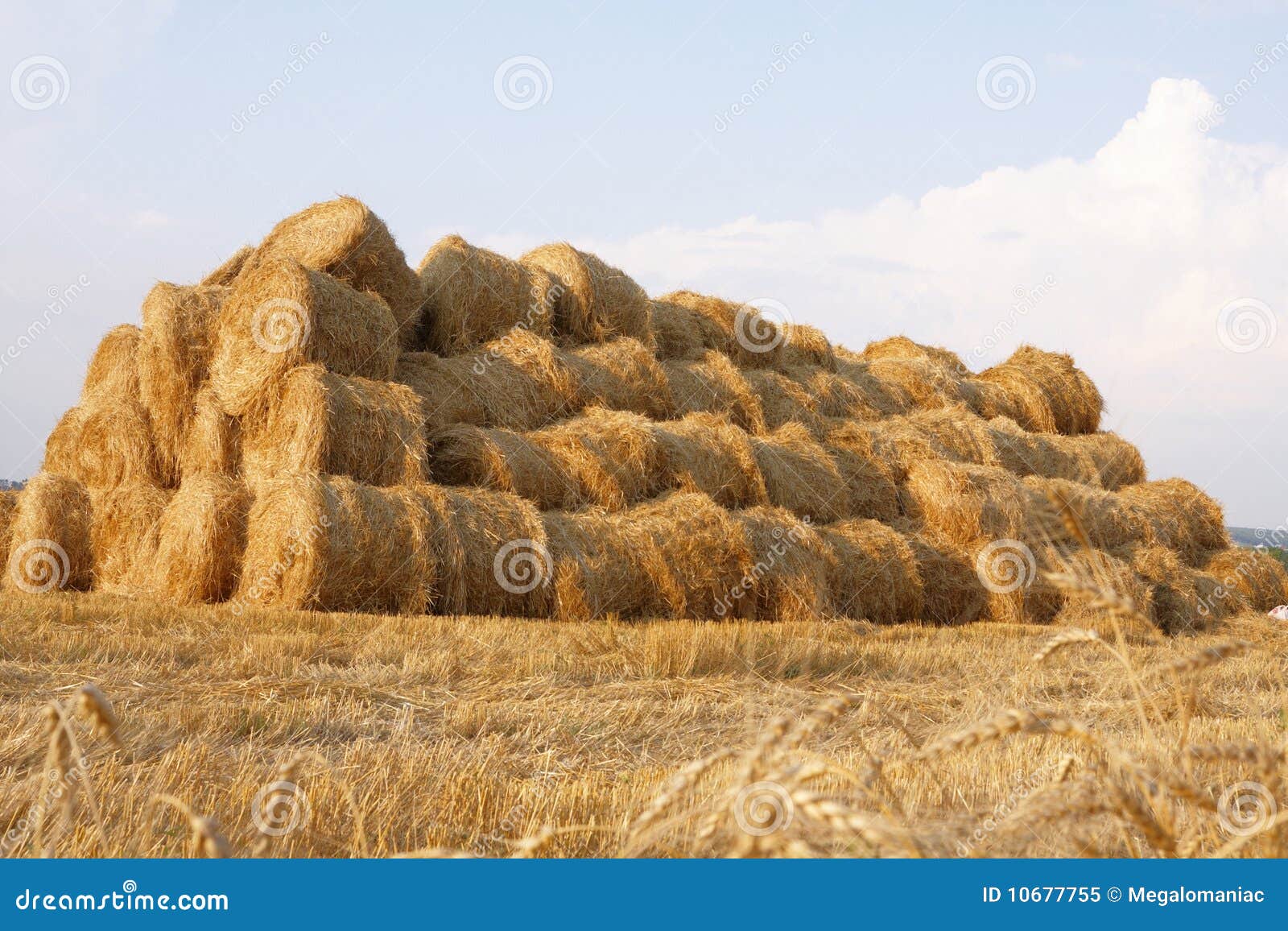 Haystack stock image. Image of blue, haystack, culture - 10677755