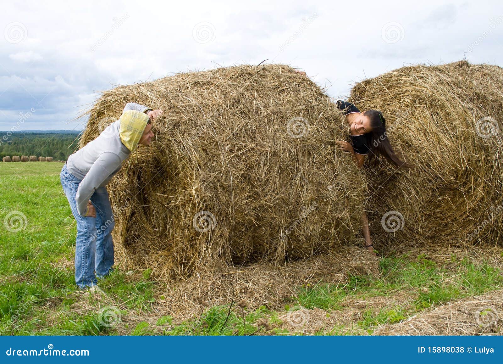Haystack stock photo. Image of hayrick, haystack, enjoyment - 15898038
