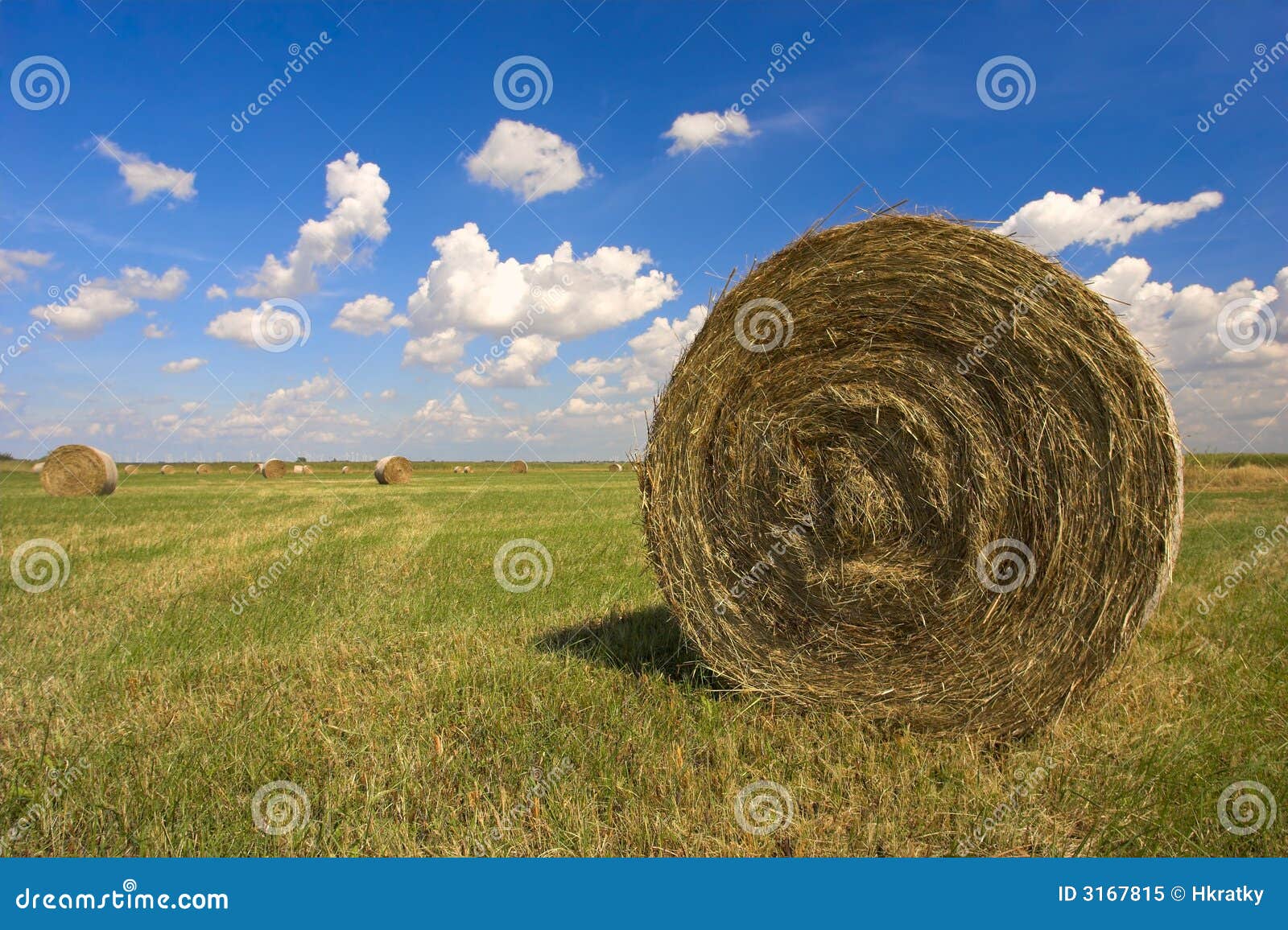 Haystack stock image. Image of field, haystack, landscaped - 3167815