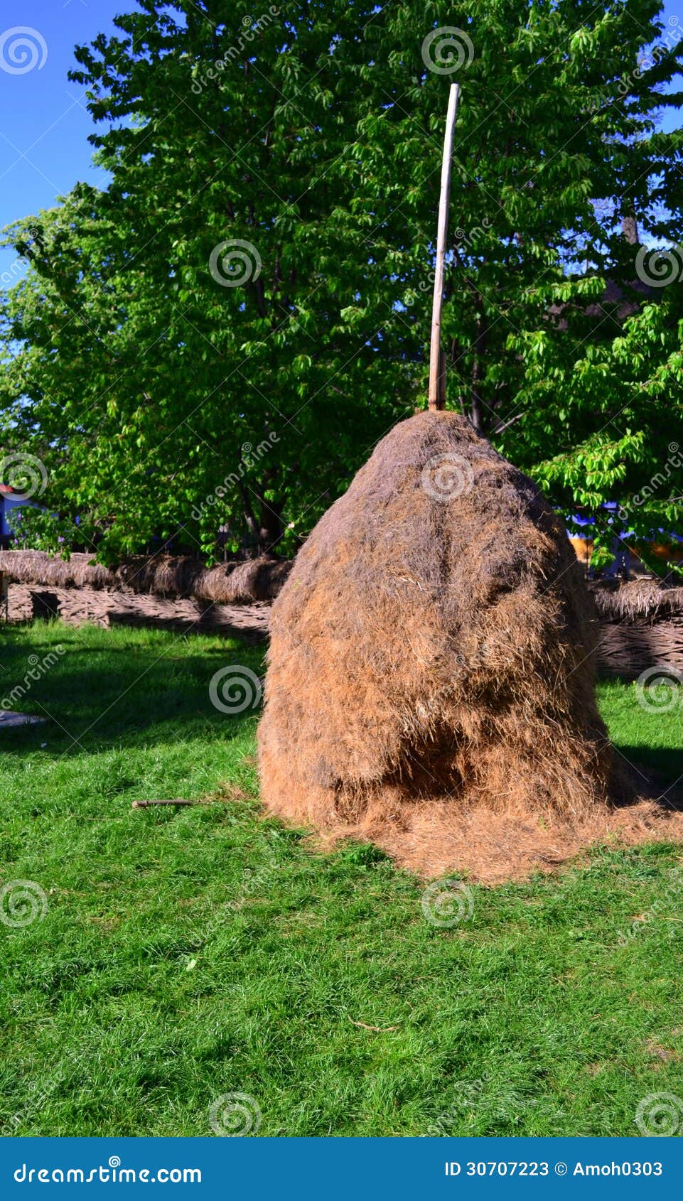 Haystack stock image. Image of natural, haycock, countryside - 30707223