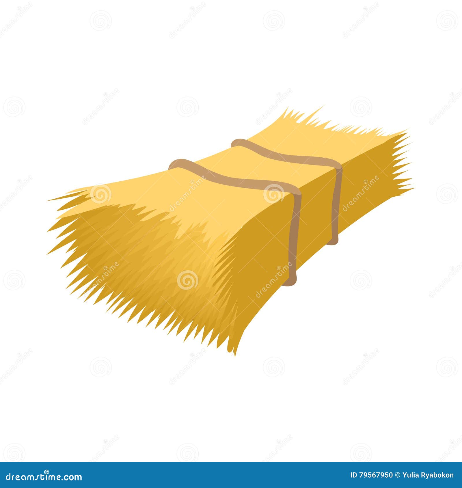 Cartoon Square Haystack