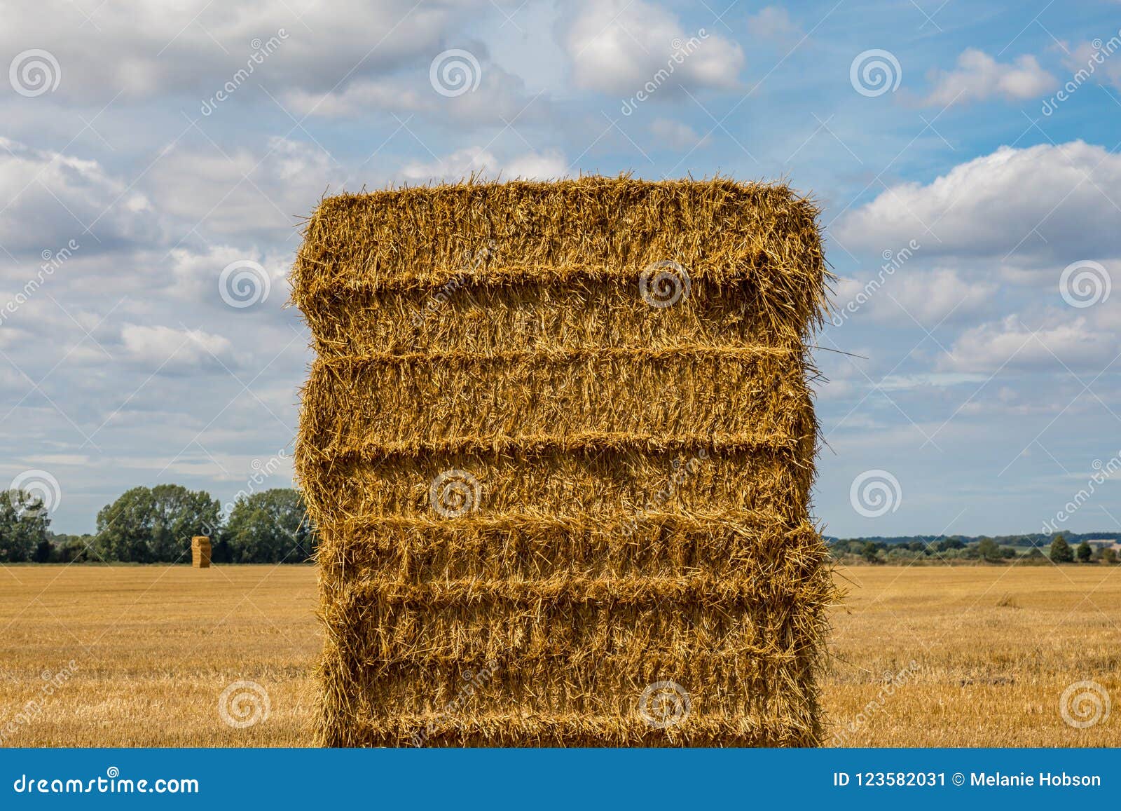 A Haystack stock image. Image of horizontal, harvesting - 123582031