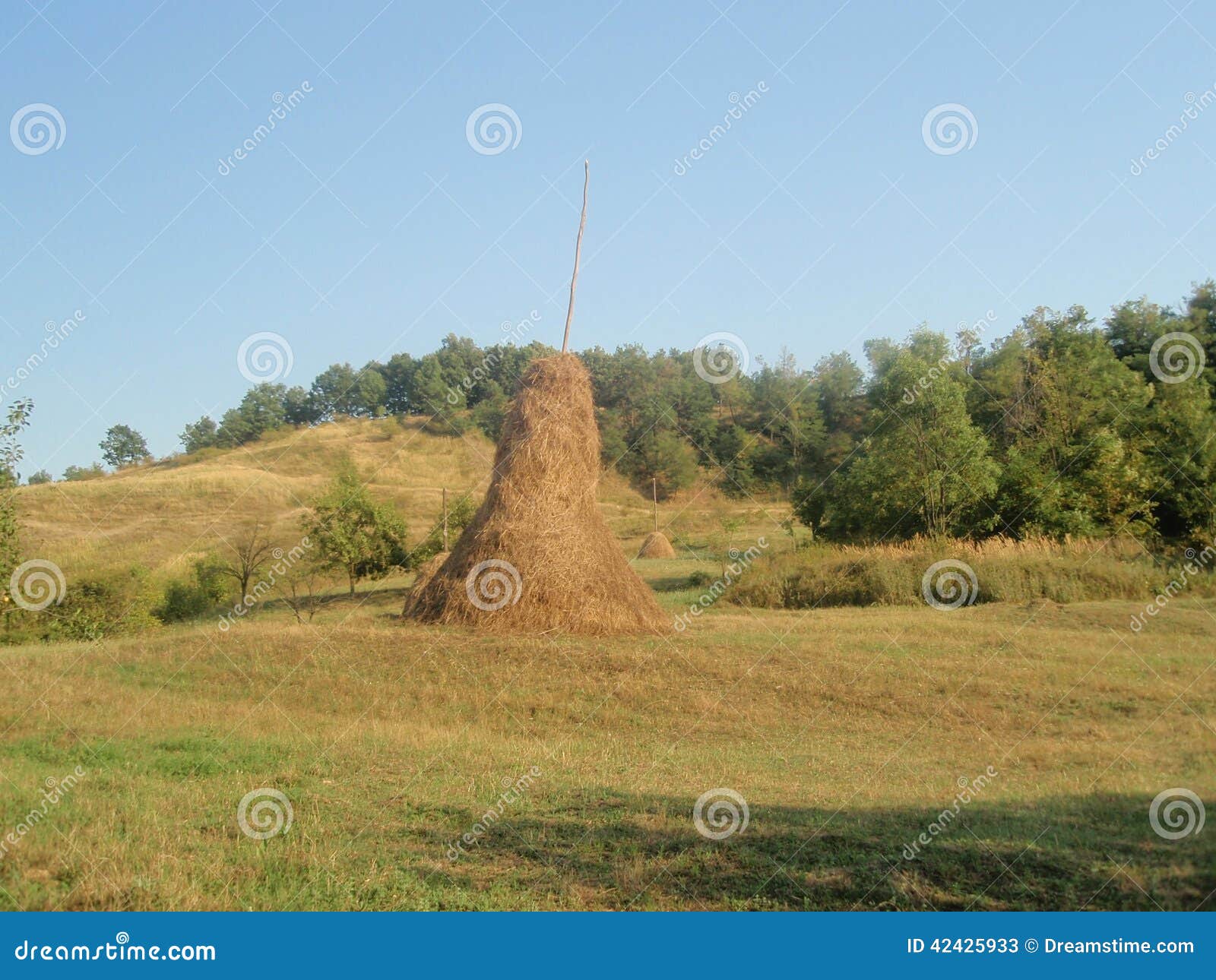 Haystack stock image. Image of hayrick, farm, haystack - 42425933
