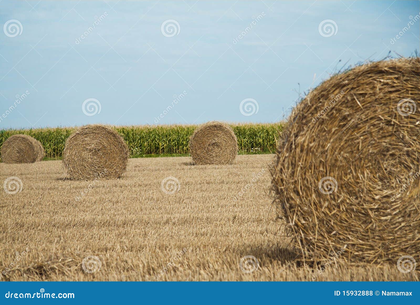 Haystack or hayrick stock photo. Image of bread, farmer - 15932888