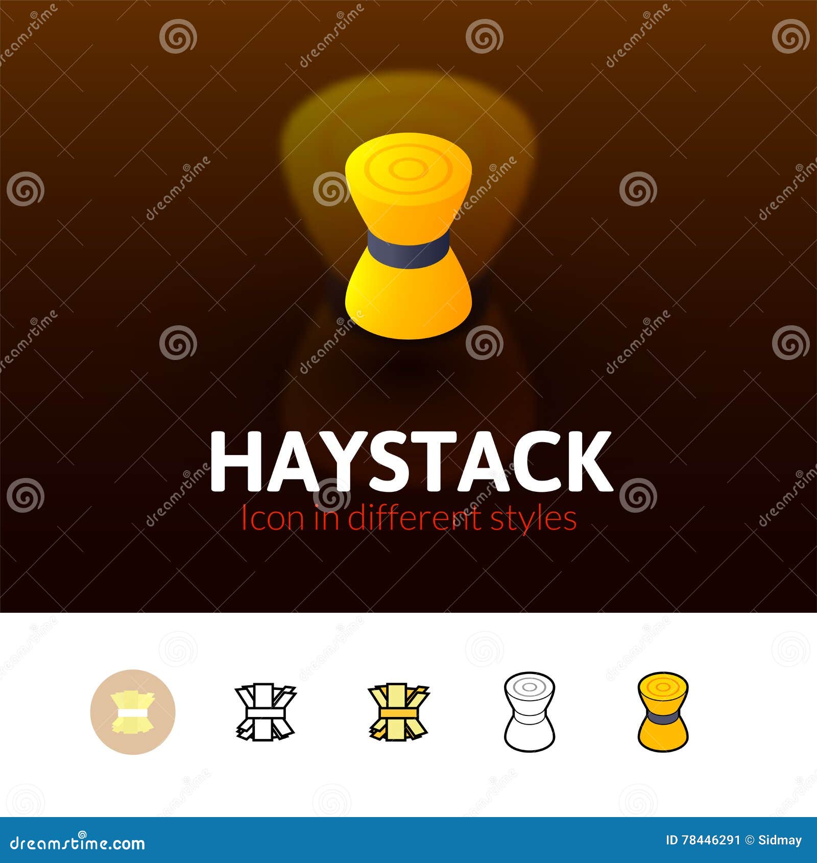 Haystack Icon in Different Style Stock Vector - Illustration of ... Haystack Icon in Different Style Stock Vector - Illustration of ...