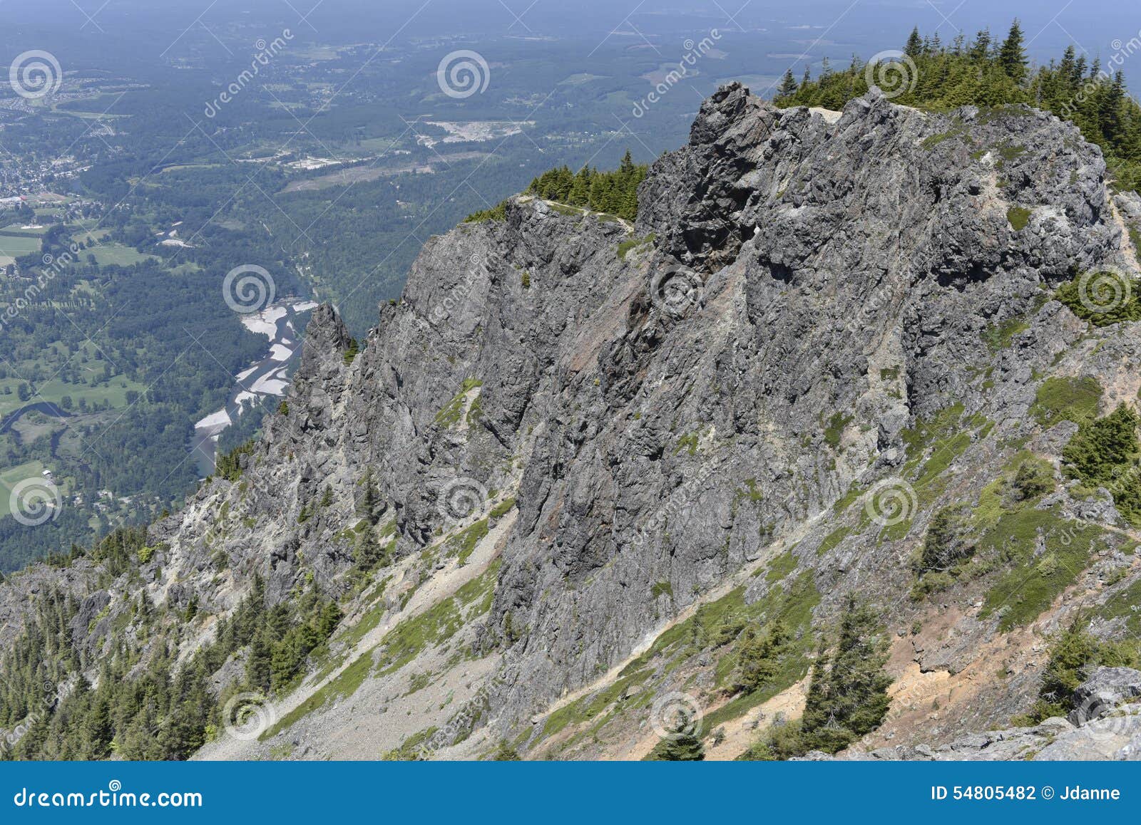 Haystack of Mount Si, USA stock photo. Image of recreation - 54805482