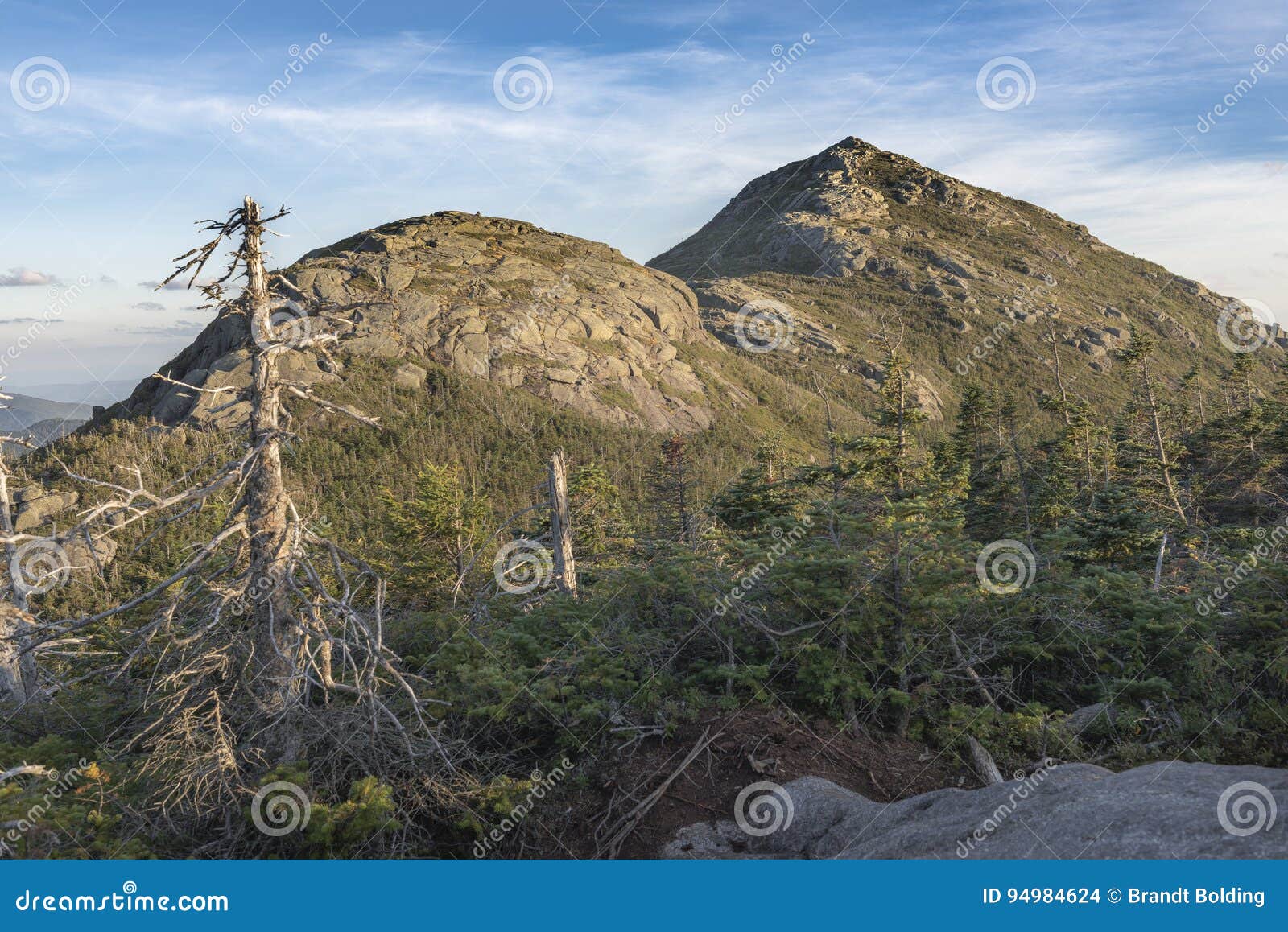 The Haystack Mountains at Sunset Stock Photo - Image of york, little ...