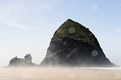 Haystack Rock stock image. Image of rocks, oregon, photograph - 43032865