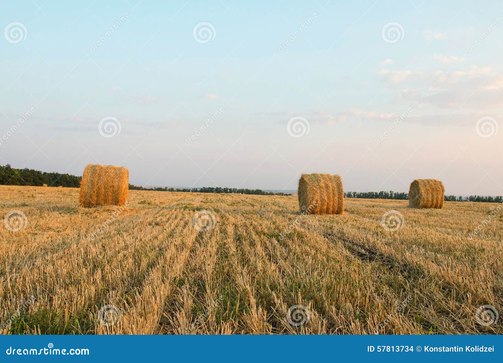 Haystack. stock photo. Image of farmland, landscape, industry - 57813734