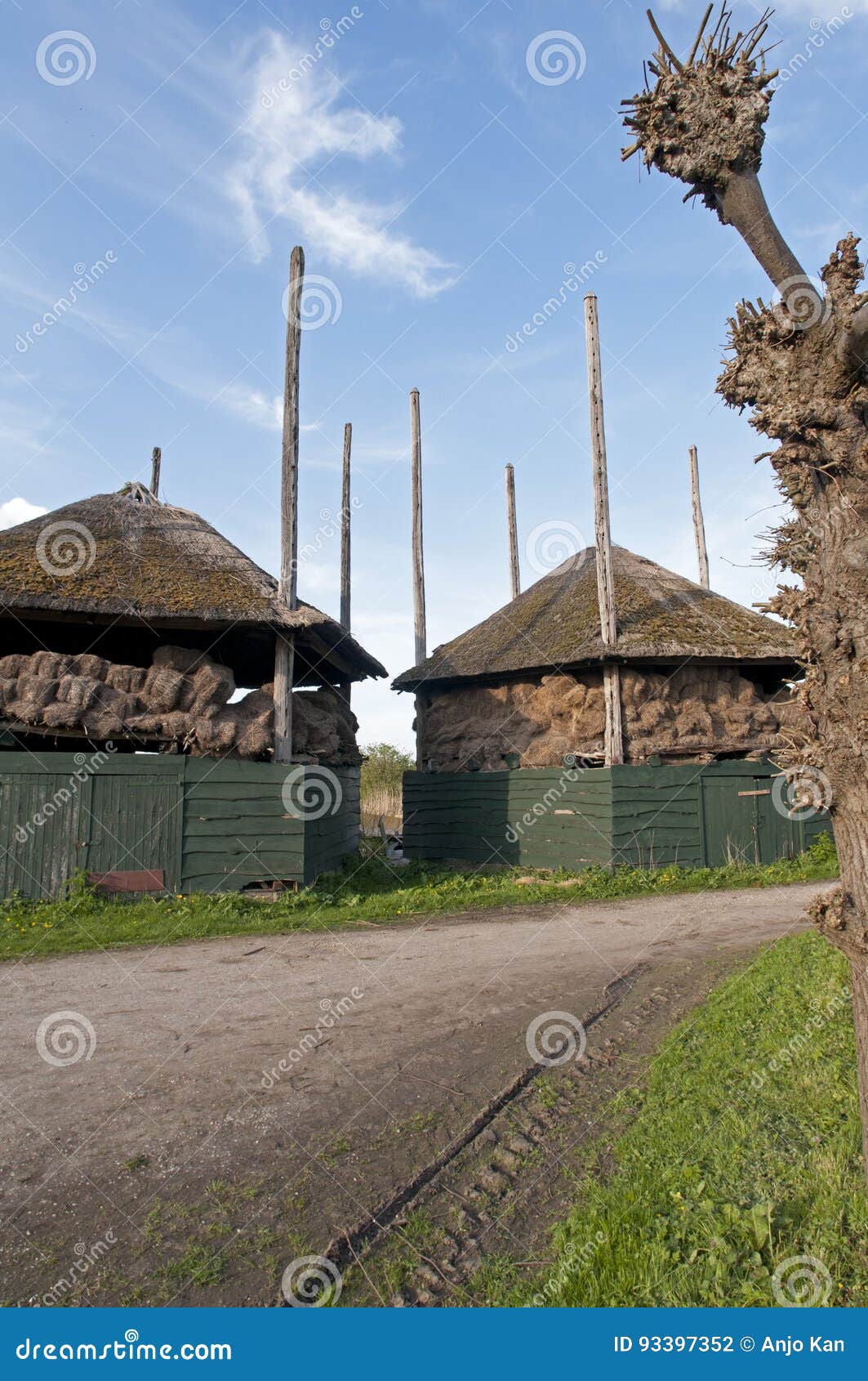 Haystack stock photo. Image of farming, rural, golden - 93397352