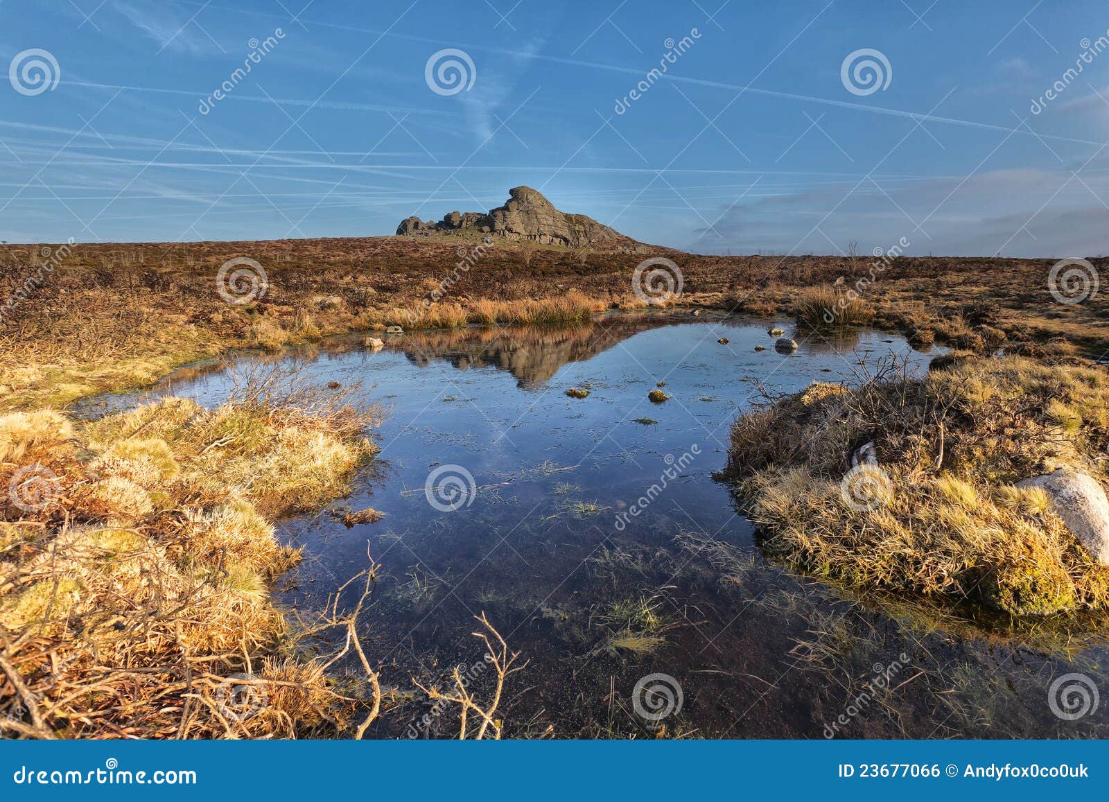Haytor, Dartmoor National Park Stock Photo - Image of sticks, fields ...