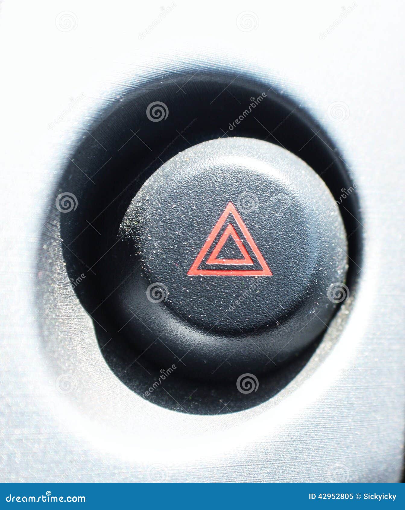 Hazard button stock image. Image of lights, hazard, vehichle - 42952805