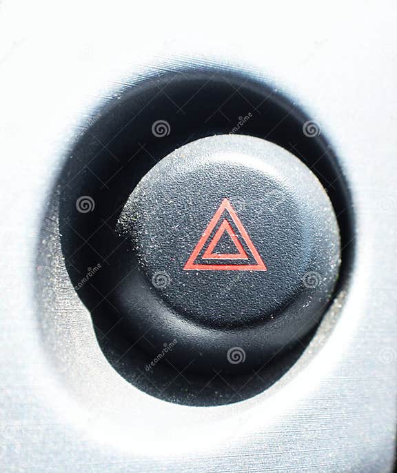 Hazard button stock image. Image of lights, hazard, vehichle - 42952805