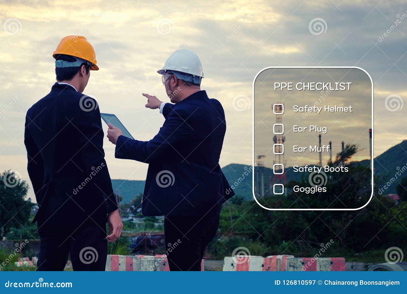 Hazard Identification and Risk Assessment Concept. Stock Image - Image ...