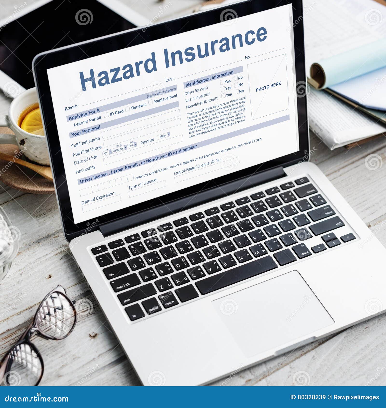 Hazard Insurance Damage Harm Risk Safety Concept Stock Image - Image of ...