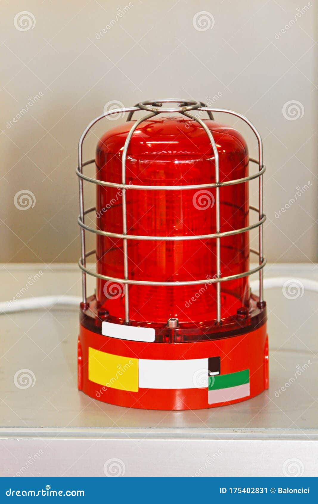 Hazard Red Light stock image. Image of emergency, protection - 175402831