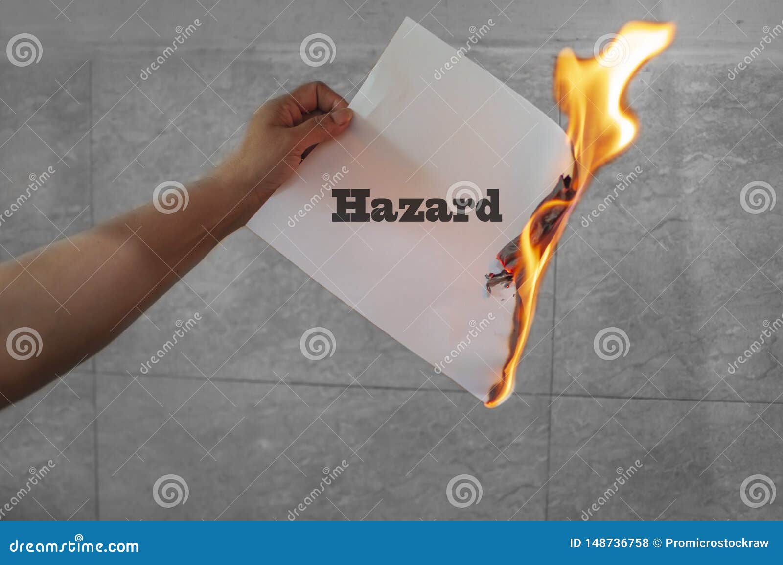 Hazard Text Burning Paper Stock Photos - Free & Royalty-Free Stock ...