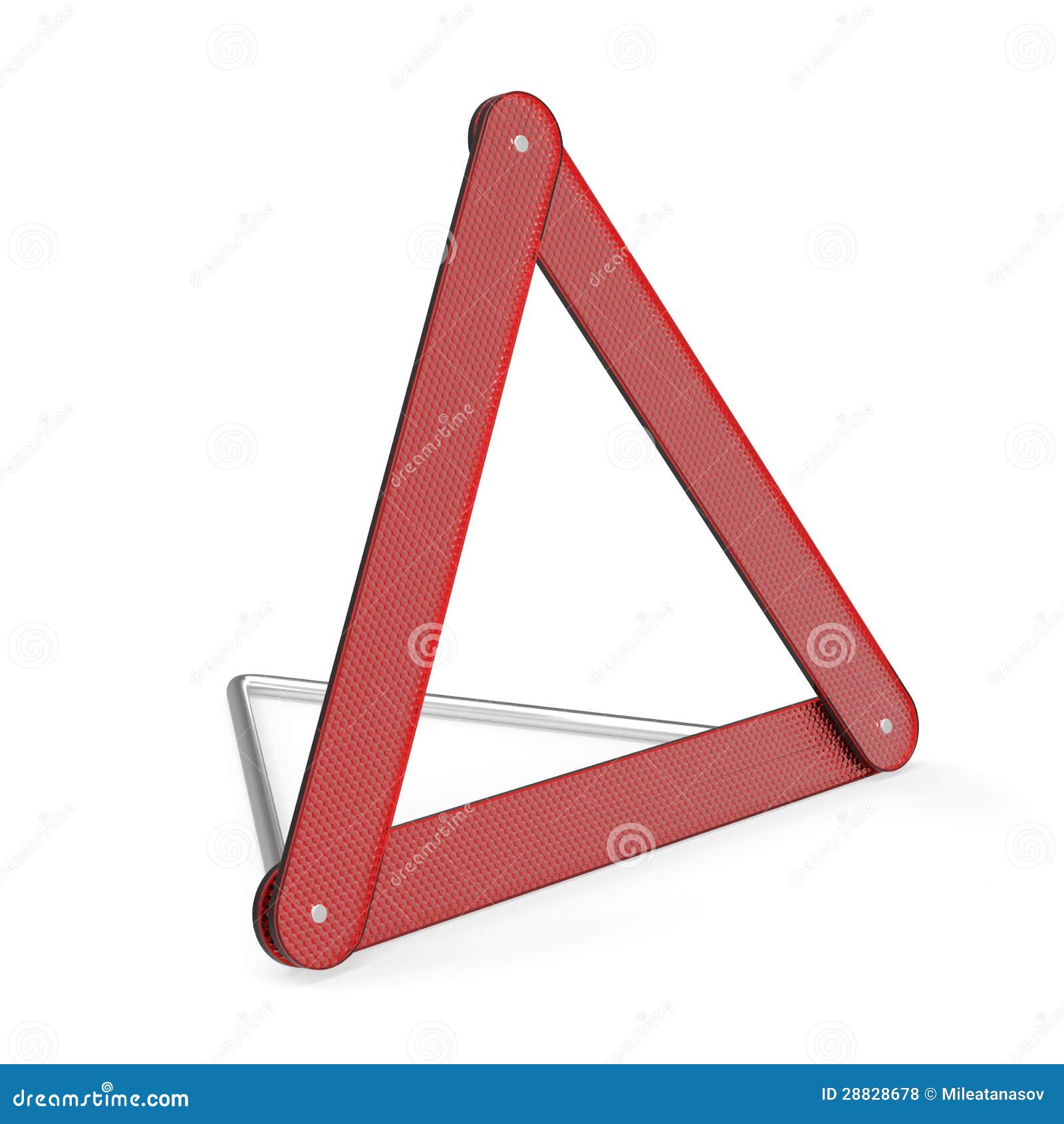 Hazard triangle stock illustration. Illustration of emergency - 28828678