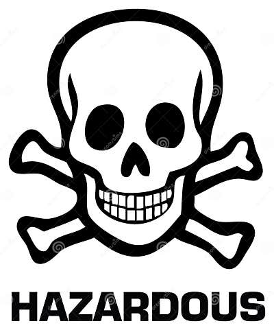 Hazardous stock vector. Illustration of sign, danger, smile - 7810368