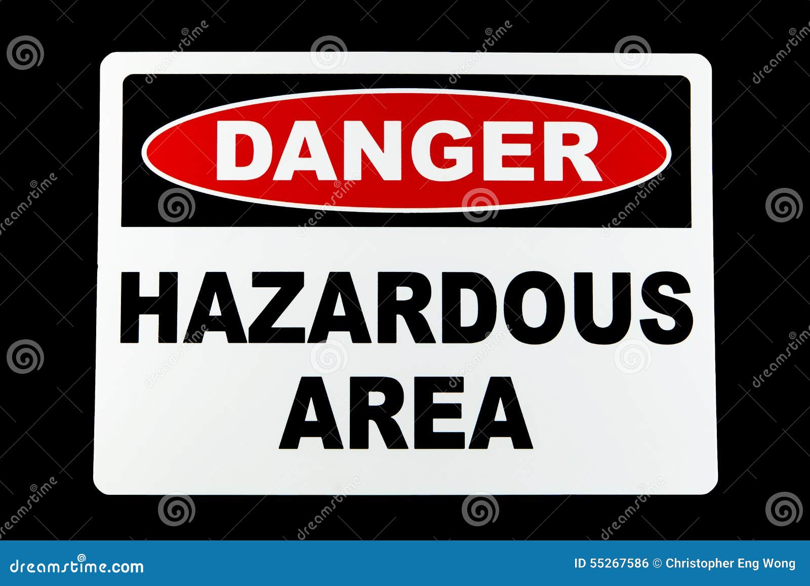 Hazardous Area stock photo. Image of area, caution, symbol - 55267586