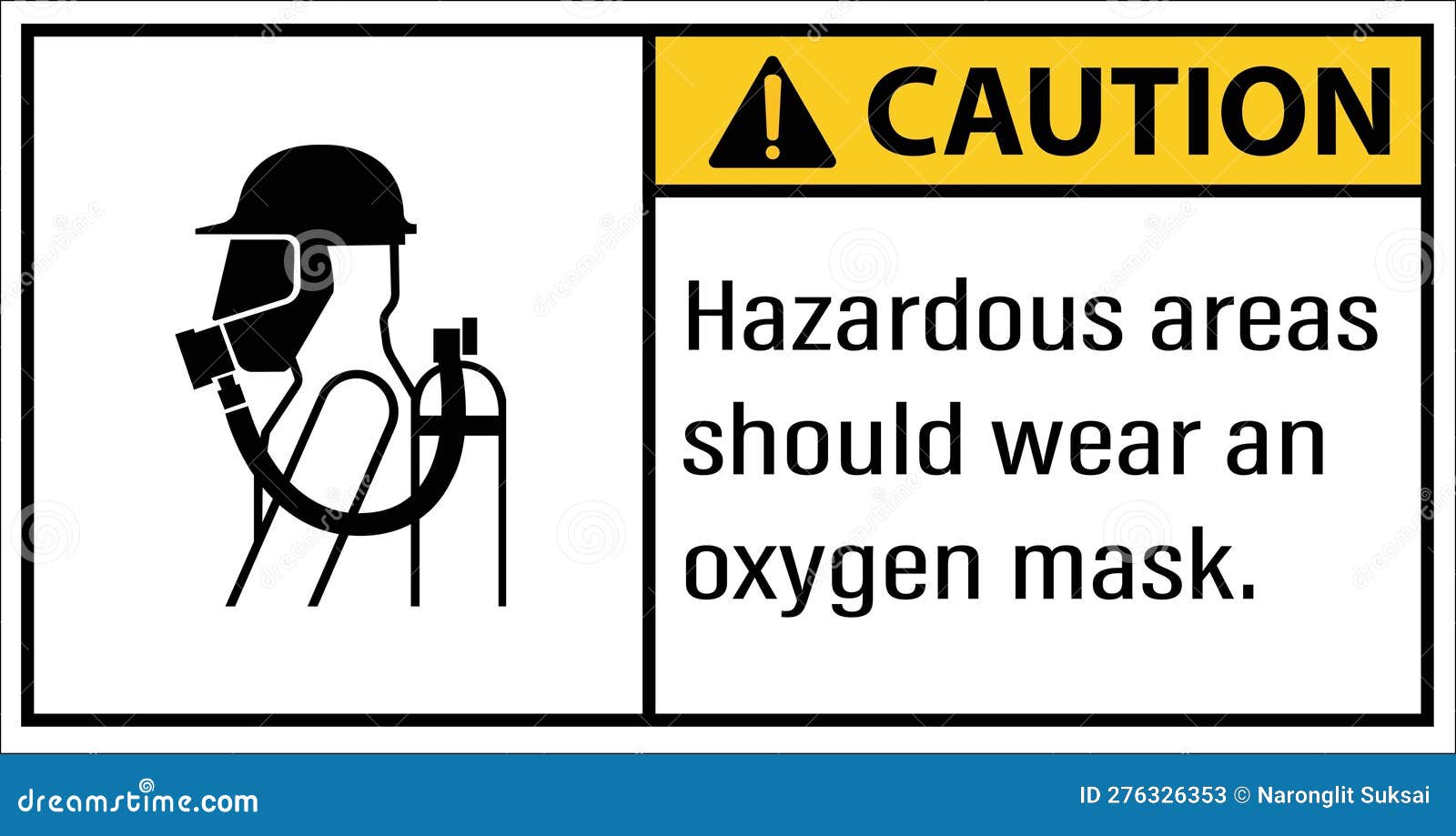 Caution Oxygen Storage, Warning Sign. Sticker. Royalty-Free Stock Image ...