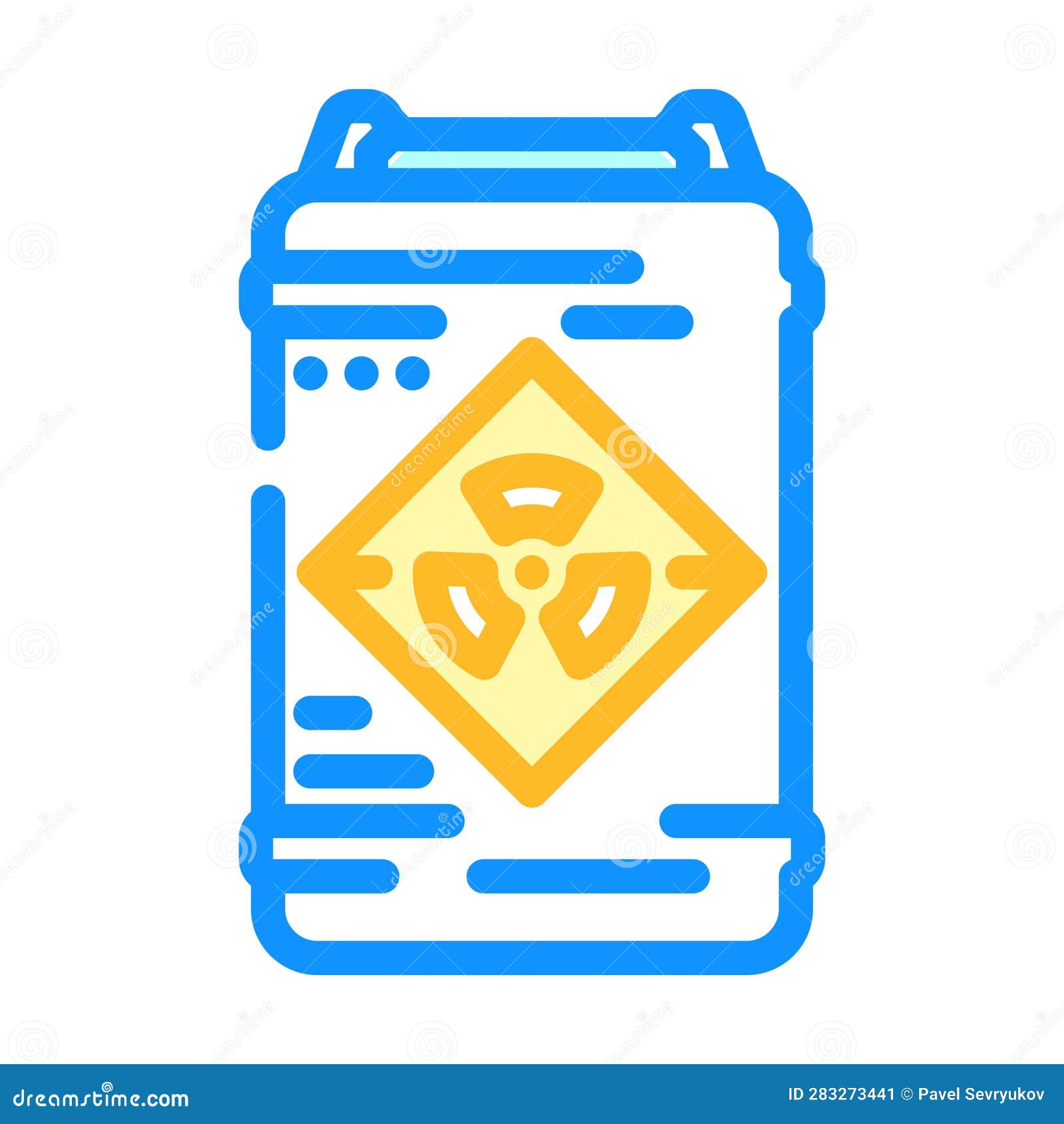 Hazardous Materials Tool Work Color Icon Vector Illustration Stock ...