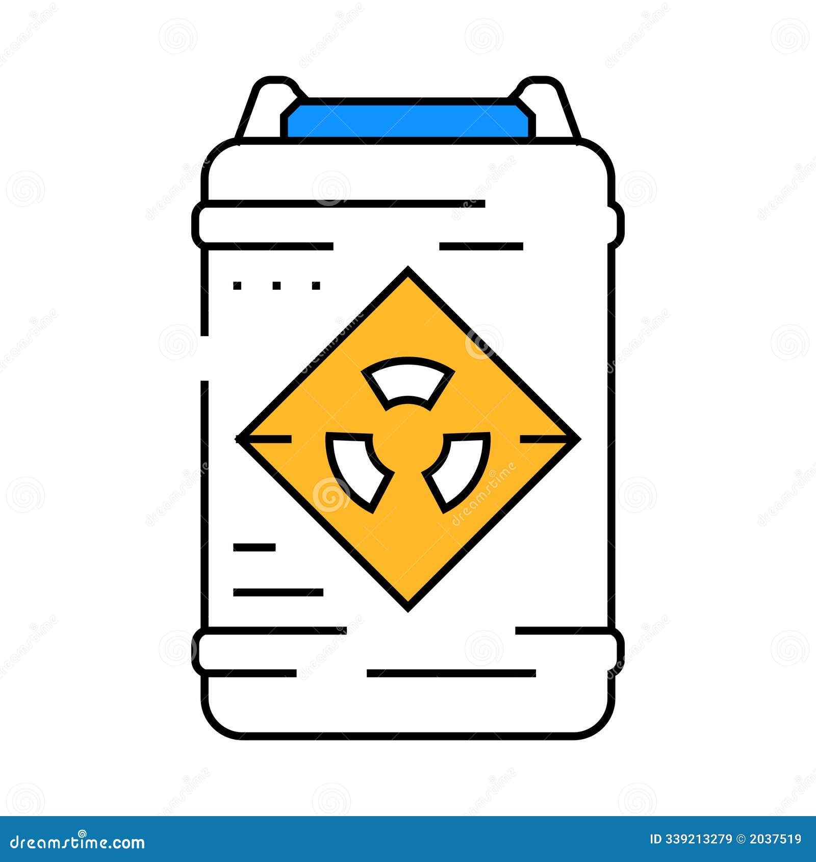Hazardous Materials Icon Vector | CartoonDealer.com #347611497