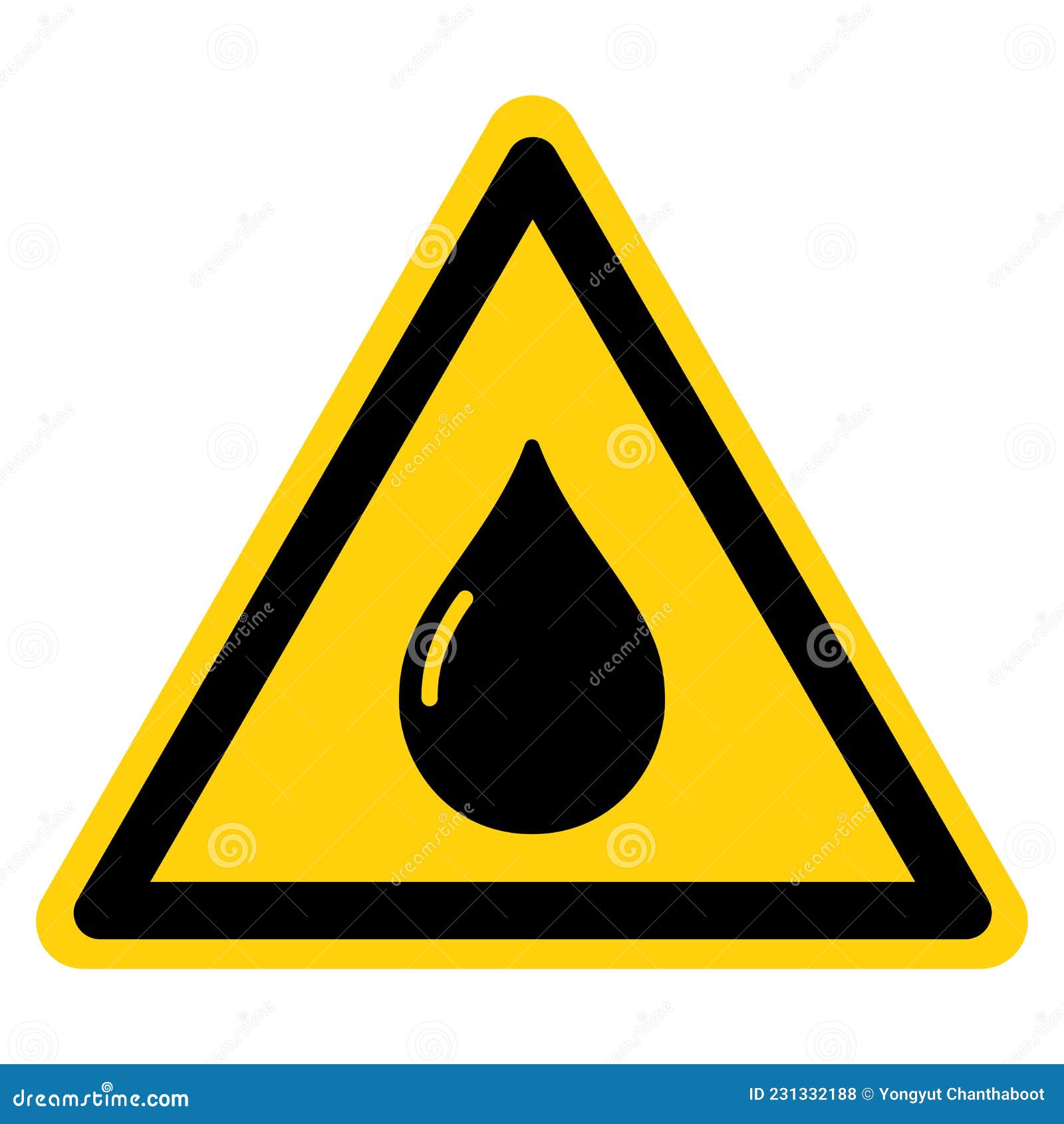 Hazardous Oil Symbol Sign, Vector Illustration, Isolate on White ...