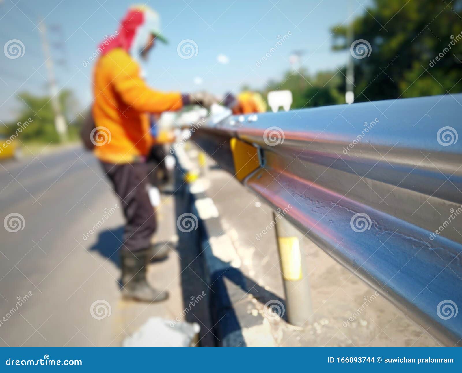 Hazardous Paint Workers Blurry Pictures Stock Photo - Image of damage ...