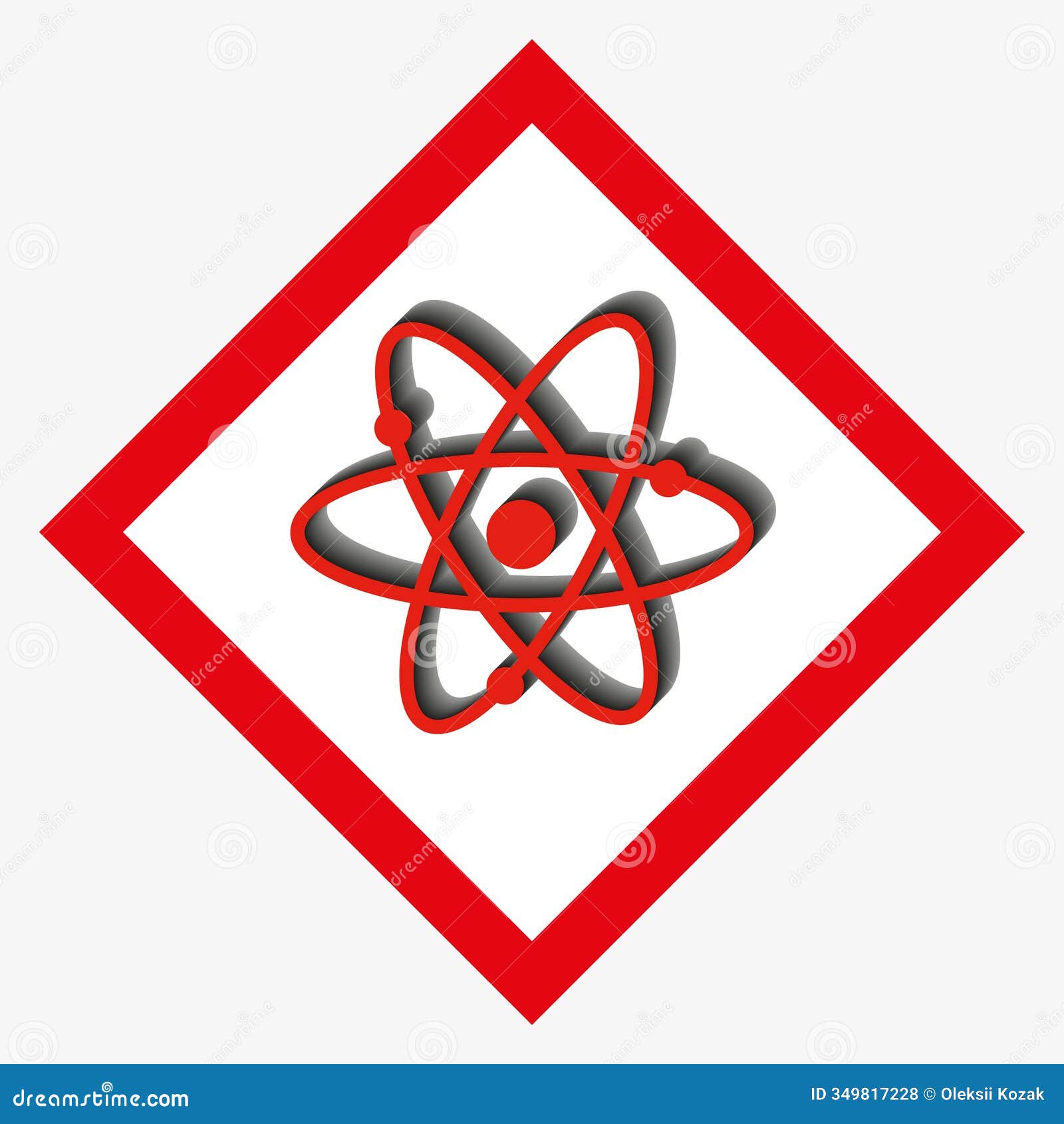 Hazardous Substances and Materials. Physical Hazard Signs Stock Vector ...