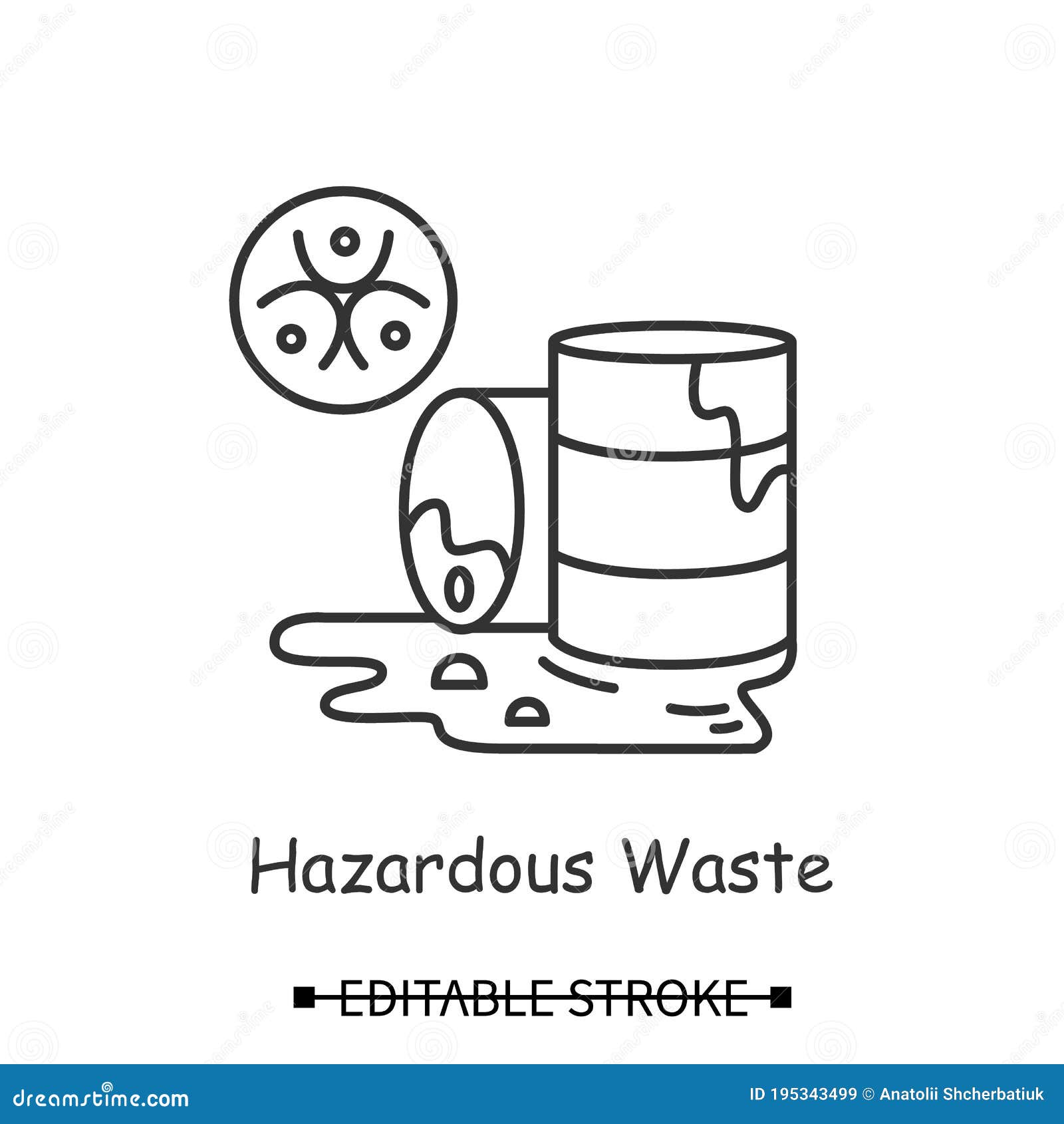 Hazardous Waste Icon. Toxic or Radioactive Liquids Barrels Simple ... Hazardous Waste Icon. Toxic or Radioactive Liquids Barrels Simple ...