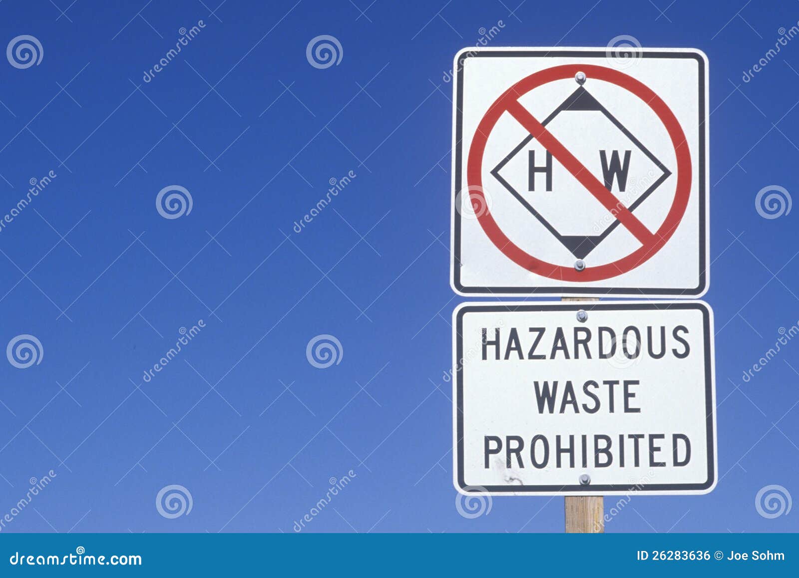 A hazardous waste sign stock photo. Image of united, waste - 26283636
