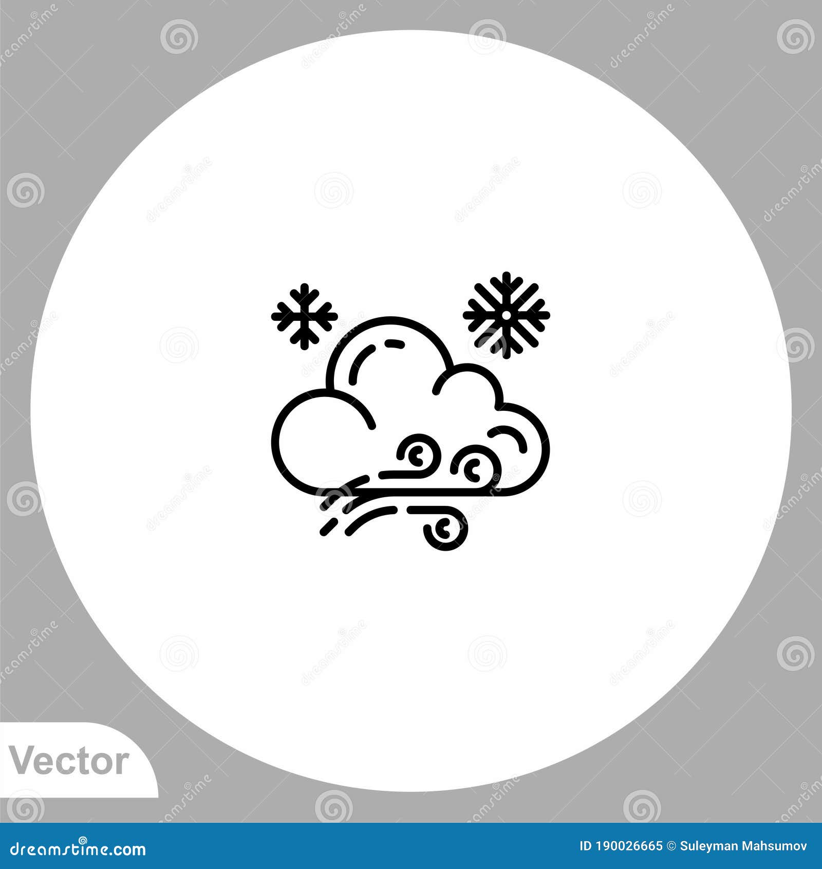 Haze Vector Icon Sign Symbol Stock Vector - Illustration of isolated ...