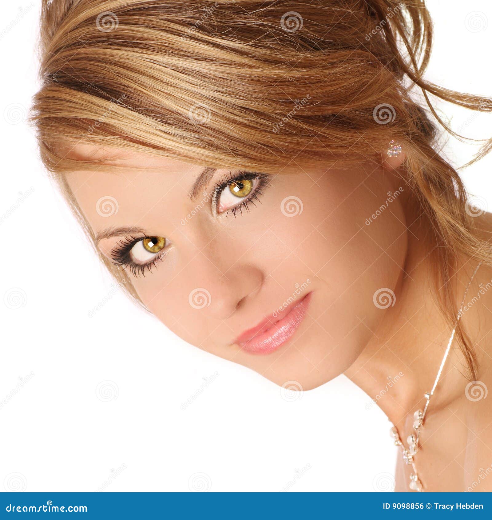 Hazel eyes stock photo. Image of face, look, blond, beautiful - 9098856
