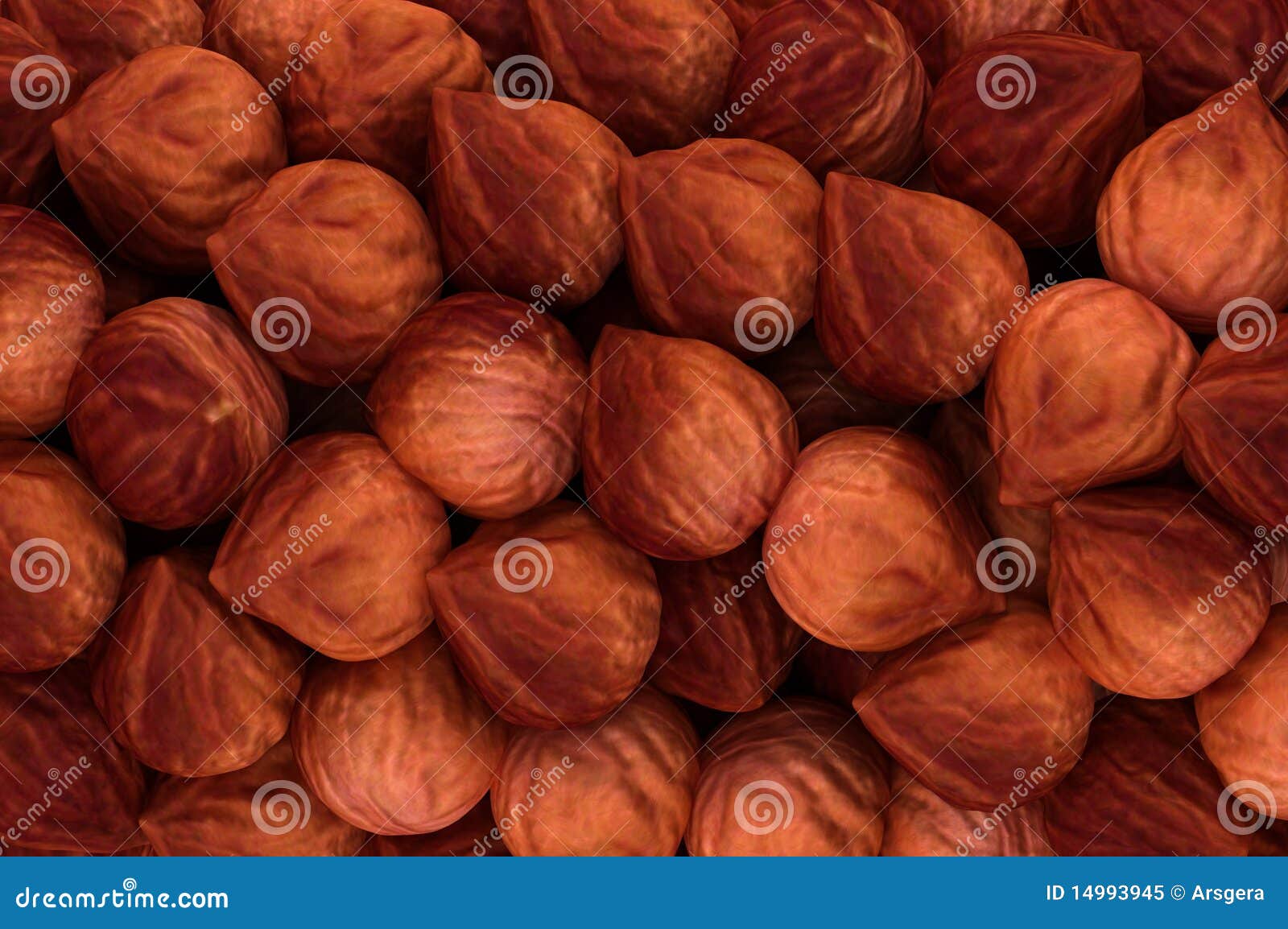 Hazel Nuts Texture or Background Stock Image - Image of healthy, close ...