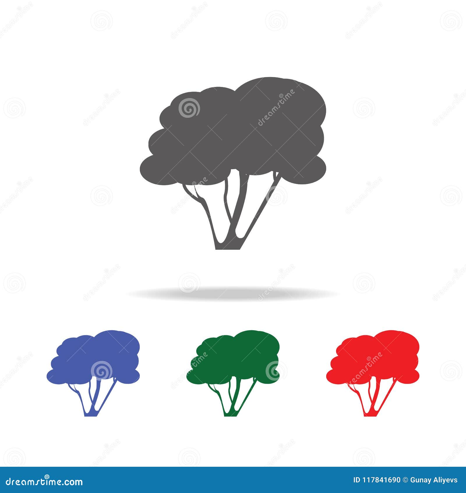 Hazel Tree Icon. Elements of Trees in Multi Colored Icons. Premium ...