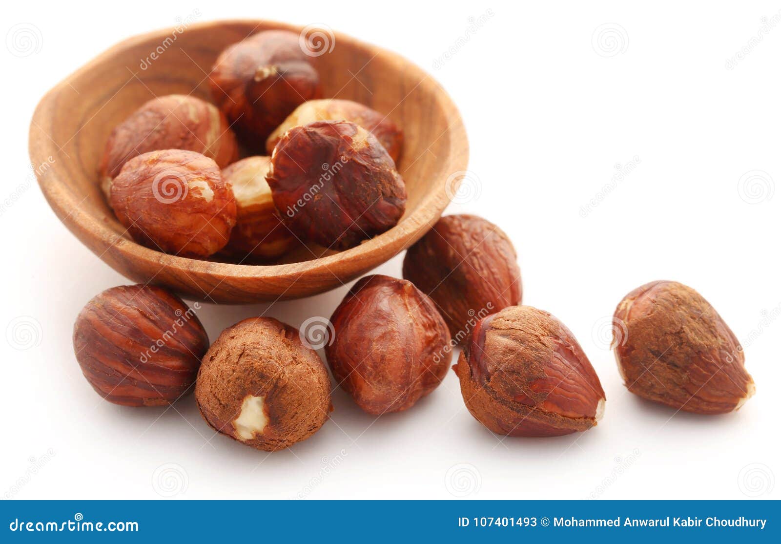 Hazelnoot stock afbeelding. Image of hazelnoot, bovenkant - 107401493