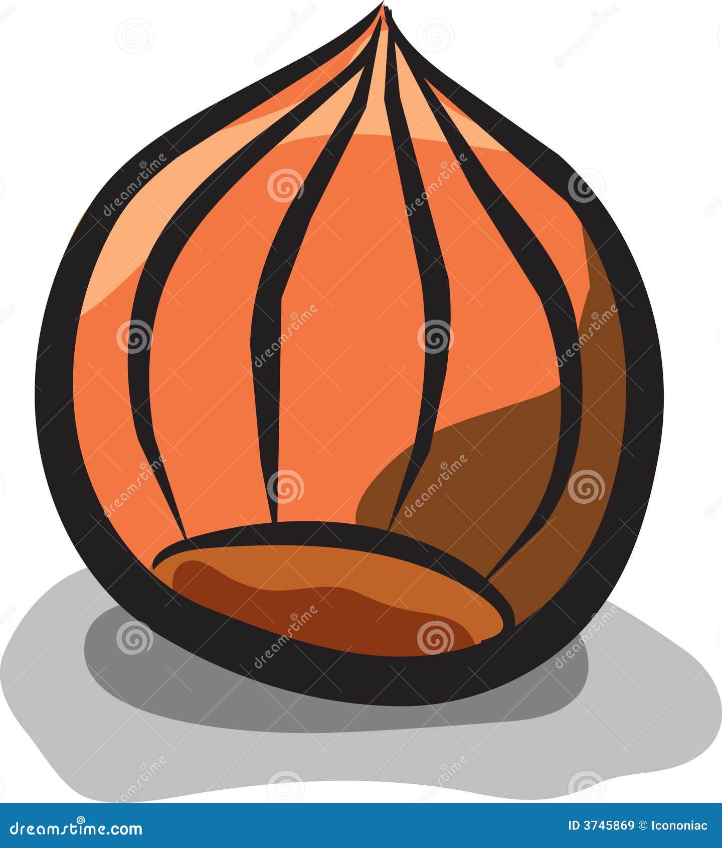 Empty Hazelnut Chariot Drawing