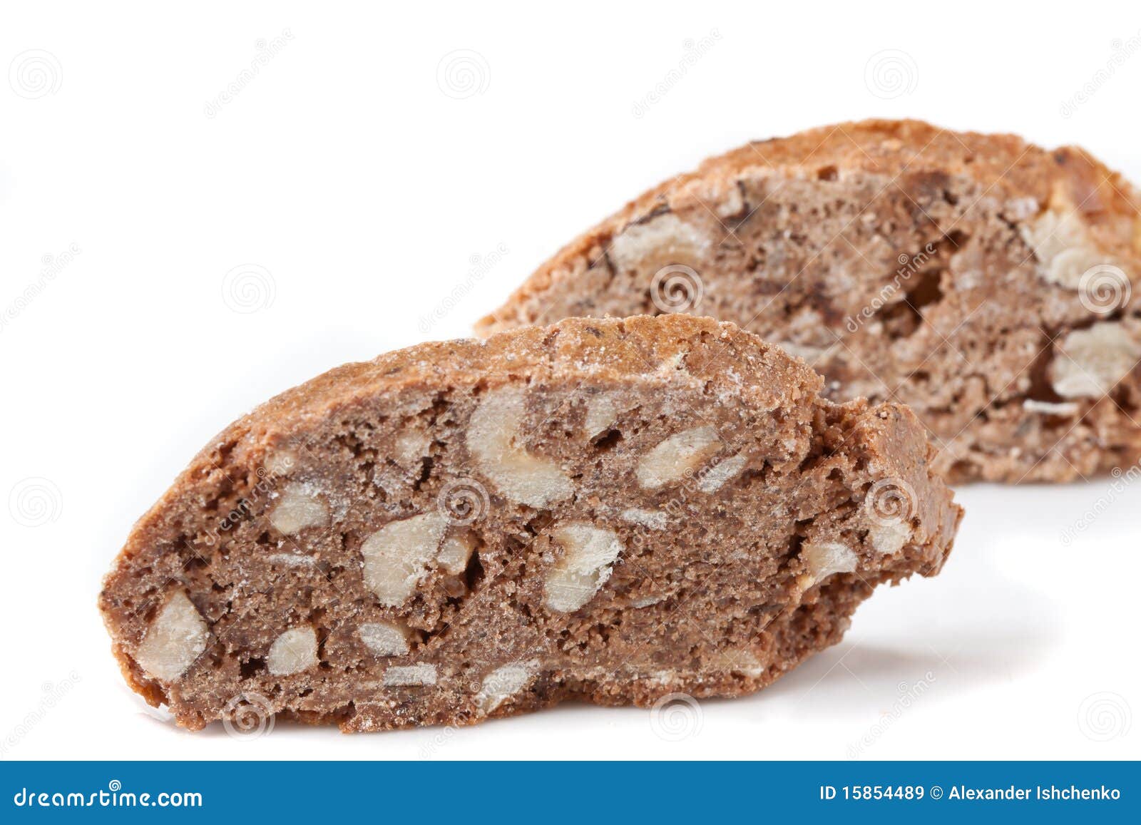 Hazelnut bread. stock image. Image of golden, cookie - 15854489