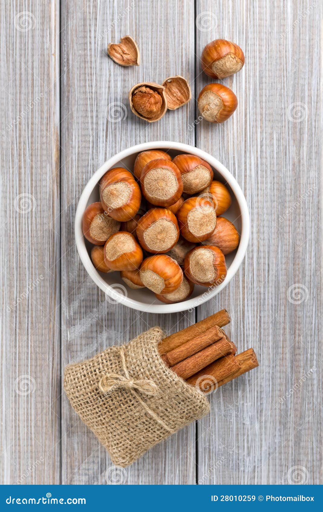 Hazelnut and cinnamon stock image. Image of food, delicious - 28010259