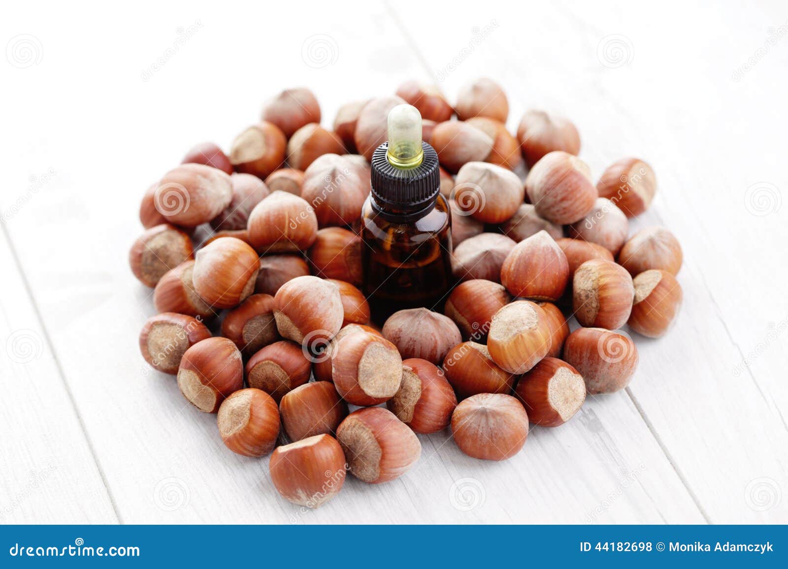 Hazelnut essential oil stock photo. Image of aromatherapy - 44182698