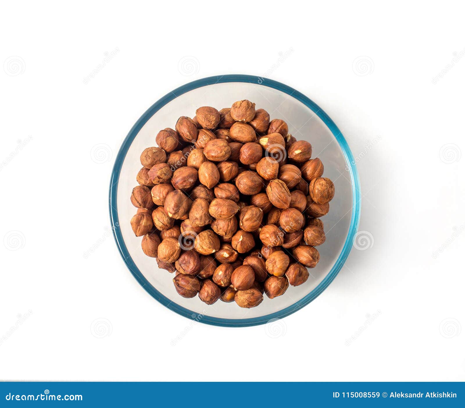 Hazelnut walnut in bowl stock image. Image of filbert - 115008559