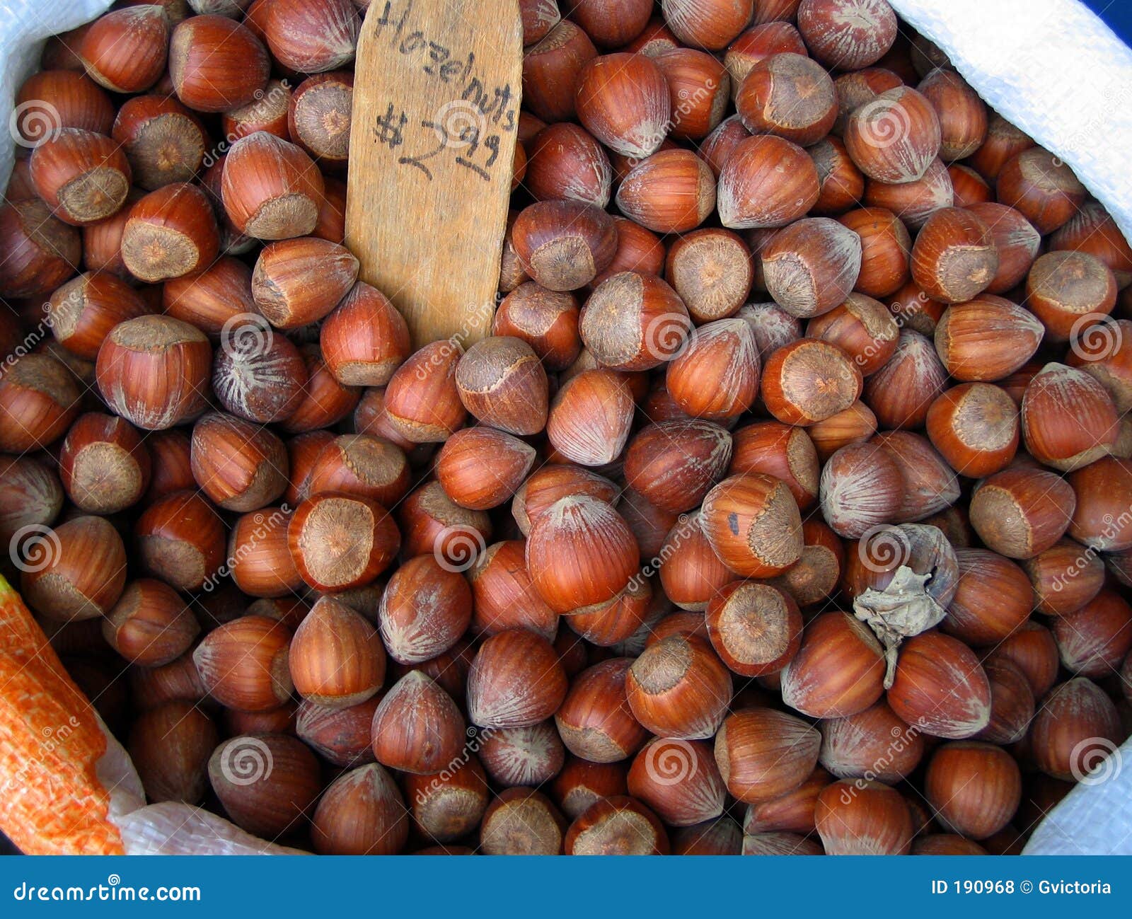 Hazelnuts stock photo. Image of shell, protein, marketplace - 190968