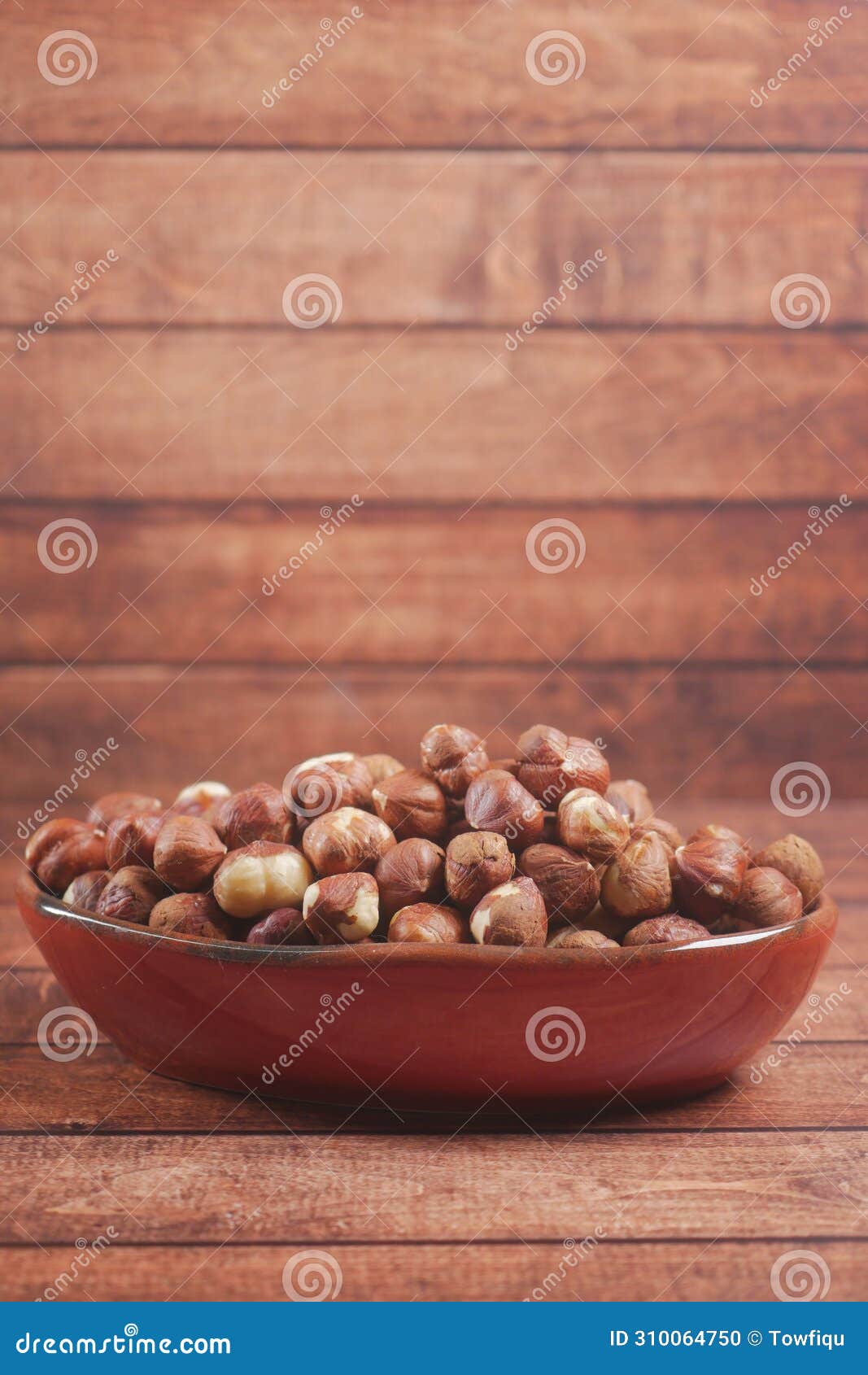 Hazelnuts in a Container on Black Background, Stock Photo - Image of ...
