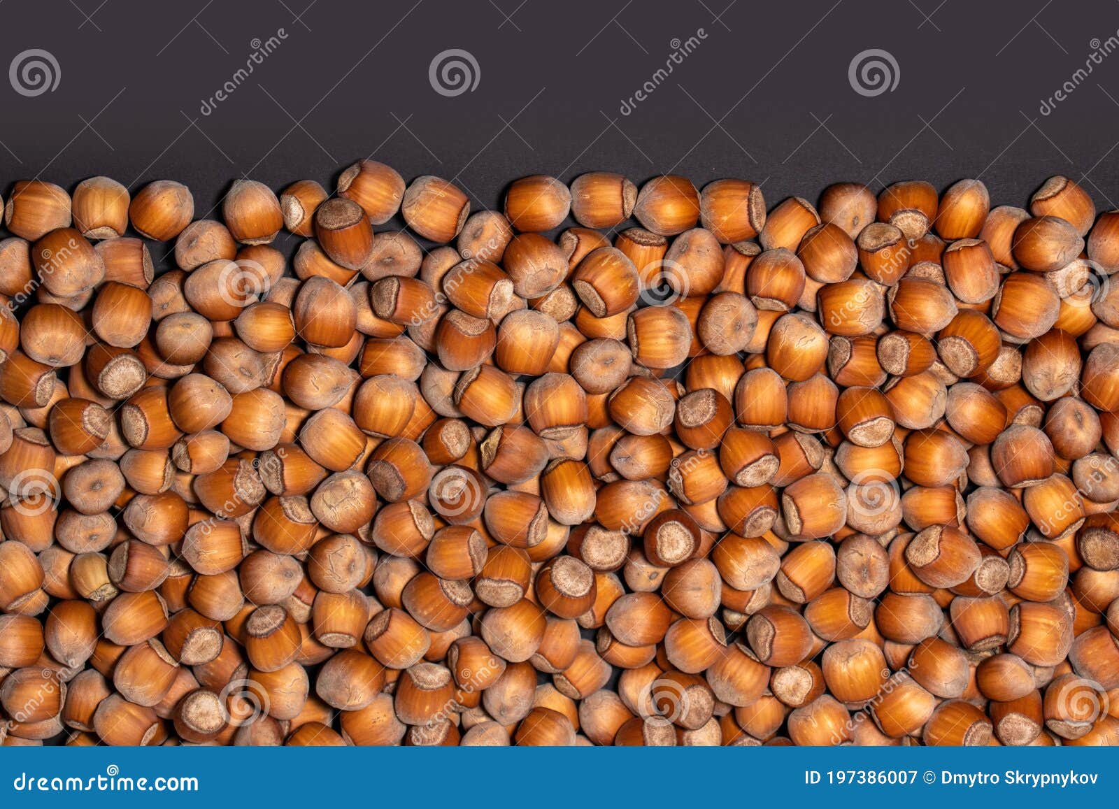 Hazelnuts. Stack of Hazelnuts. Food Background Stock Image - Image of ...