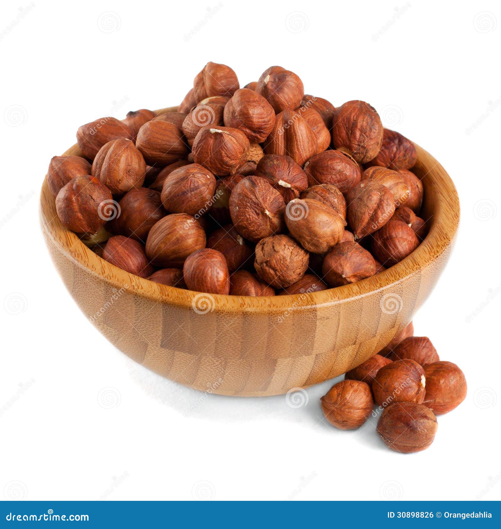 Hazelnuts stock photo. Image of bowl, food, hazelnut - 30898826