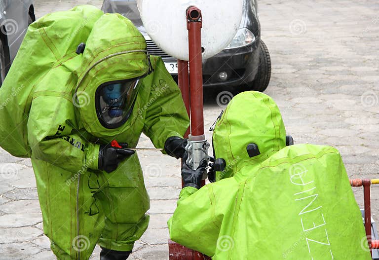 Hazmat Response Team at Work Editorial Stock Image - Image of security ... Hazmat Response Team at Work Editorial Stock Image - Image of security ...
